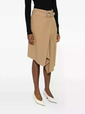 Loewe Belted Asymmetric Skirt