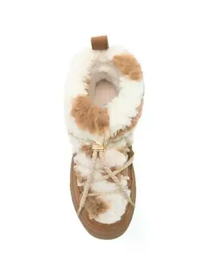 Inuikii Teddy Shearling-trim Ankle Boots