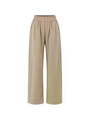 ELEH Elasticated Wide-leg Trousers - Neutrals