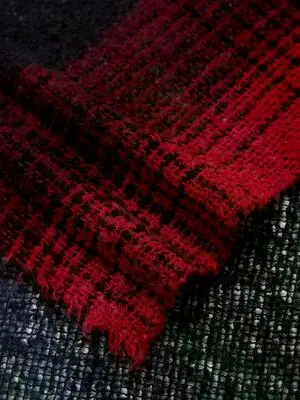 Faliero Sarti Checked Frayed-edge Scarf