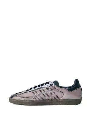 Adidas Samba Metallic-panel Sneakers - Pink