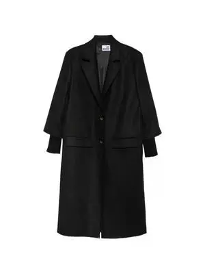 Moschino Layered-cuff Button-up Coat
