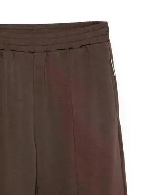 Marc O'polo Elasticated-waistband Wide-leg Trousers - Brown