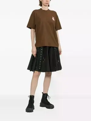 Joshua Sanders Distressed-effect Teddy-patch T-shirt