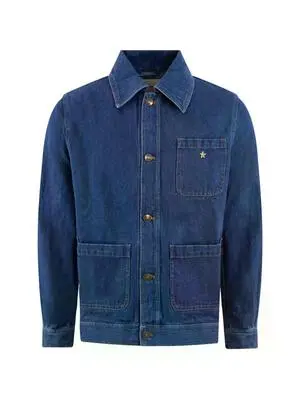 BRAM’S FRUIT Logo-plaque Denim Jacket