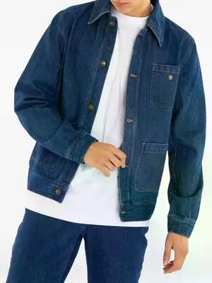 BRAM’S FRUIT Logo-plaque Denim Jacket