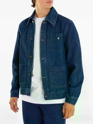 BRAM’S FRUIT Logo-plaque Denim Jacket