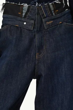 MAISON MARGIELA Raw-edge Straight-leg Jeans