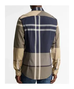 Barbour Oversized Plaid Dunoon Slim-fit Long-sleeve Shirt