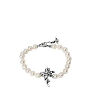 VIVIENNE WESTWOOD Putti Pearl Bracelet - Silver