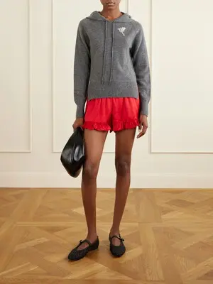 Simone Rocha Ruffle-trim Gathered Shorts
