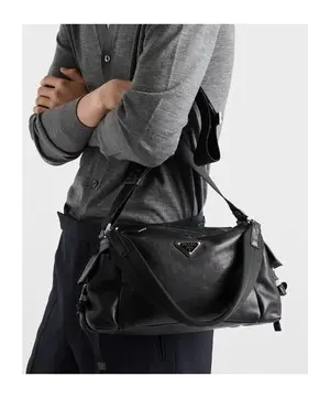 Prada Logo Plaque Explore Bag