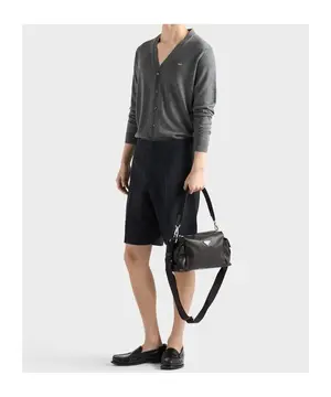 Prada Logo Plaque Explore Bag
