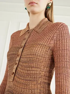 Zimmermann Ribbed Jersey Midi Dress
