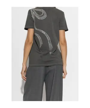 Blumarine Crew Neck Short-sleeved T-shirt