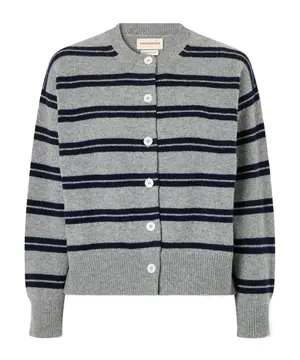 Daughter Ada Striped Wool Cardigan - No