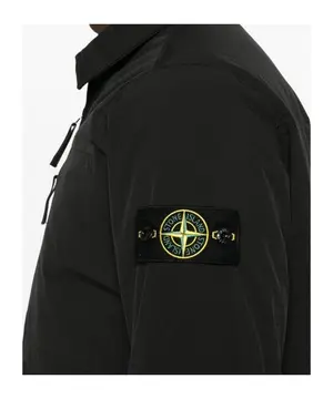 Stone Island Logo Patch Zip-up Jacket
