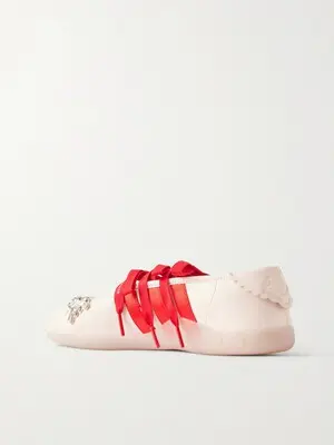 Simone Rocha Ribbon Bow Flat Shoes