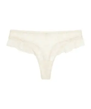 ERES Embroidered Mesh Briefs - White