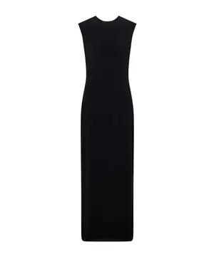 Norma Kamali Stretch-crepe Maxi Dress - Black