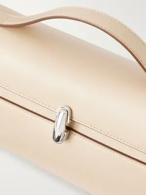 Savette Symmetry Trapeze Pochette Leather Tote