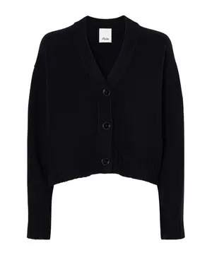 ALLUDE Casual Cropped Cardigan - No