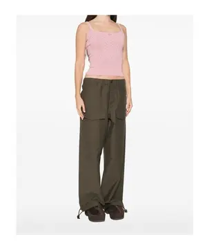 J.W.ANDERSON Knitted Pointelle Cami Top In Rose