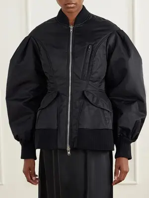 Simone Rocha Satin Bomber Jacket