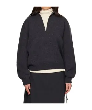 RÓHE Wool-blend Half-zip Sweater