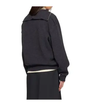 RÓHE Wool-blend Half-zip Sweater