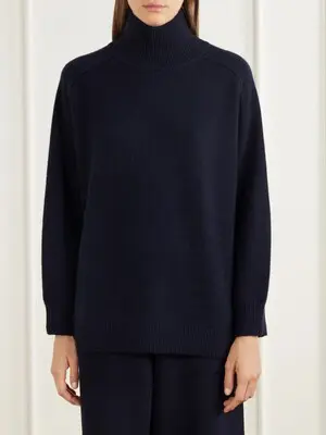 ALLUDE Warm Long Sleeve Sweater