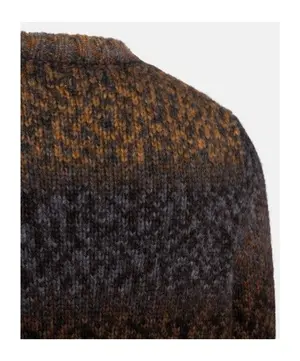 DONDUP Intarsia-knit Crew-neck Sweater
