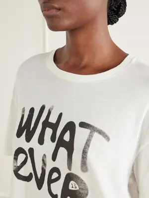R13 Printed Cotton And Cashmere-blend Jersey T-shirt