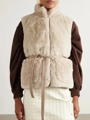 Moncler Joui Belted Down Gilet