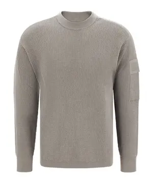 C.P. COMPANY Merino Wool Blend Round-neck Jumper