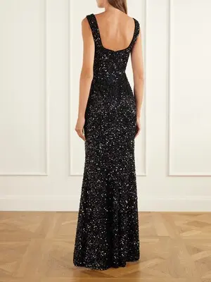 Elie Saab Fitted Maxi Dress