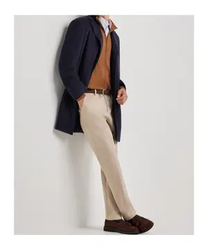 Canali Comfortable Cotton Twill Chino Pants