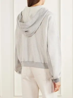 MOTHER Two-tone Color Block Hoodie