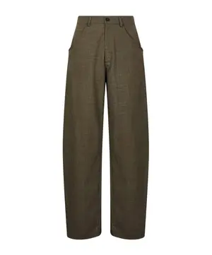 DARKPARK High-waist Wide-leg Pants - No