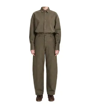DARKPARK High-waist Wide-leg Pants