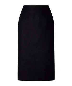 Carolina Herrera Denim Midi Skirt - No