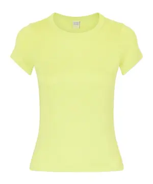 FLORE FLORE Car Baby Tee Ribbed Organic Cotton-jersey T-shirt - No