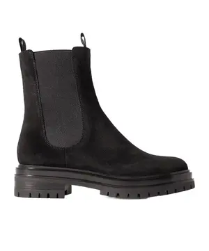 GIANVITO ROSSI Chester Suede Chelsea Boots - No
