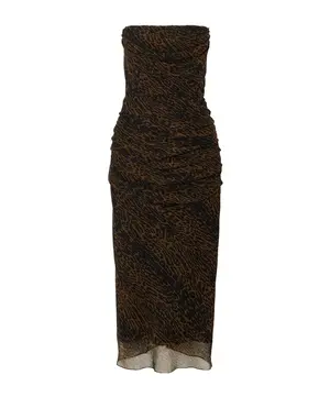Carolina Herrera Silk-chiffon Midi Dress - No