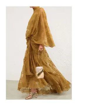 Zimmermann Ascent Batwing Lace Gown