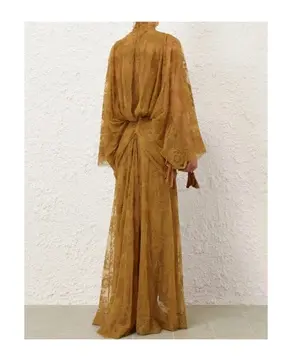 Zimmermann Ascent Batwing Lace Gown