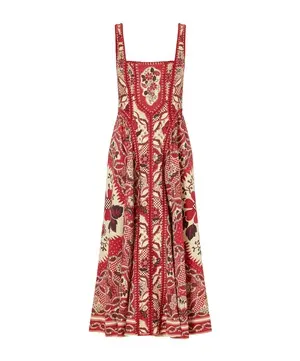 ALEMAIS Kenny Floral-print Crepe Midi Dress - No