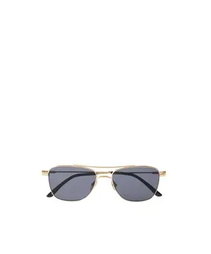 THISTLES The Malone Aviator-style Gold-tone Sunglasses - No