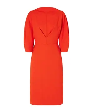 Carolina Herrera Stretch-wool Midi Dress - No