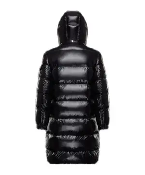 Moncler Hanoverian Logo Patch Quilted Coat